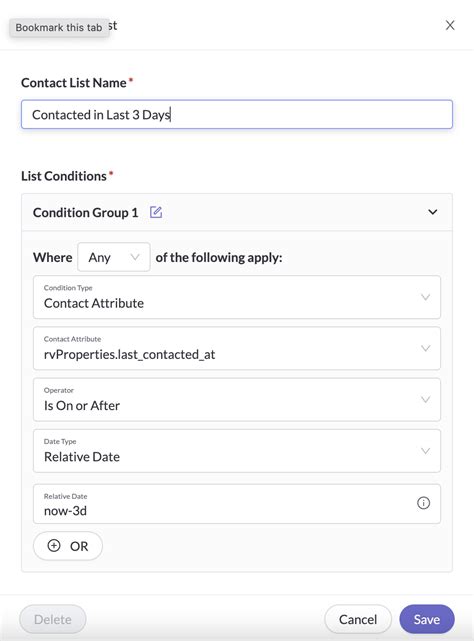 How To Create And Share Custom Contact Lists From Contacts You Own Regal Io Knowledge Hub