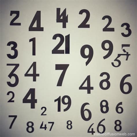 Math Based Numerical Pattern Stable Diffusion Online