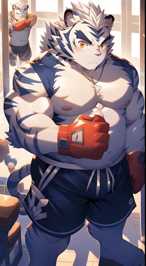 A Close Up Of A Person With A Boxing Glove On Seaart Ai