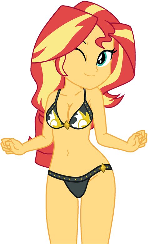 Sunset Shimmer In Her Sexy Bikini By Shieldwing1996 On Deviantart