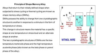 5 Shape Memory Alloy Basics PPT