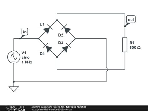 Full Wave Rectifier CircuitLab