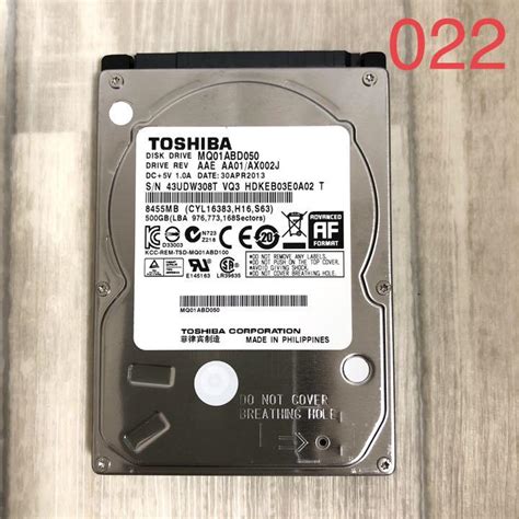 022 新品未使用 HDD 東芝 MQ01ABD050 500GB 2.5インチ | Shop at Mercari from Japan ...