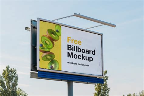 Shaded Billboard Mockup Mockups Design