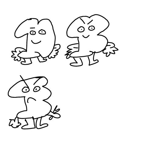 I Made The Numbers Fellas As Bfb 1 Style R Objectshows