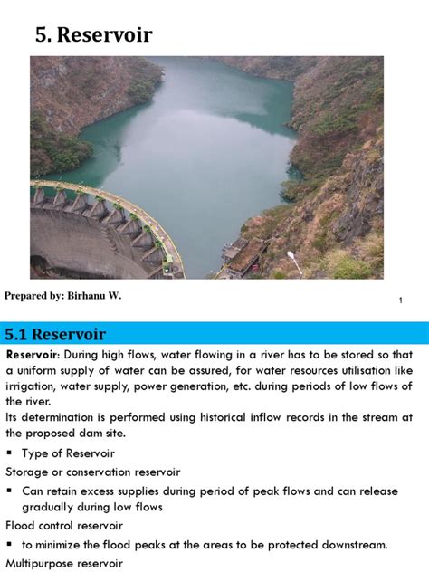 Reservoir Capacity Determination Pdf Reservoir Sediment