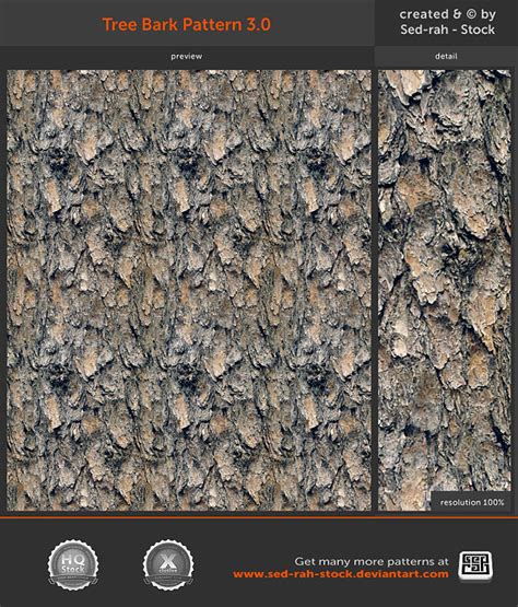Tree Bark Pattern By Sed Rah Stock On DeviantArt