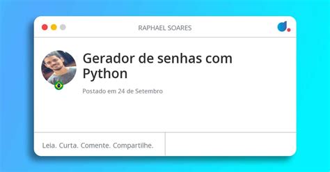 Gerador De Senhas Python