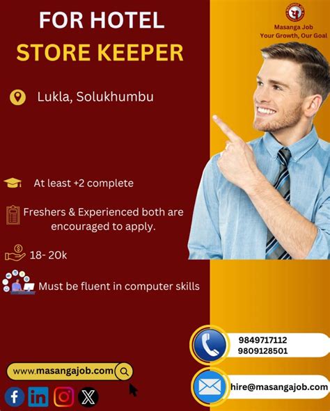 Pooja Pariyar On Linkedin Hiring Urgenthiring Storekeeper Hotel