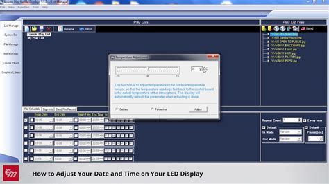 How To Adjust Date Time For Your LED Display YouTube