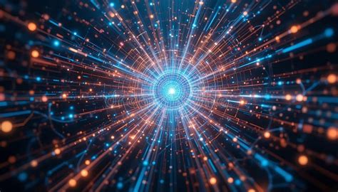 Abstract Digital Network Tunnel Of Light Stock Illustration Illustration Of Flow Data 357480871