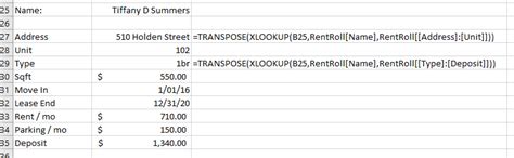 Using Xlookup And Transpose Macrordinary