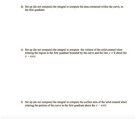 Solved Ons D Set Up Do Not Compute The Integral To Chegg Com