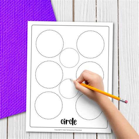 Free Printable Shape Tracing Worksheets For Preschoolers
