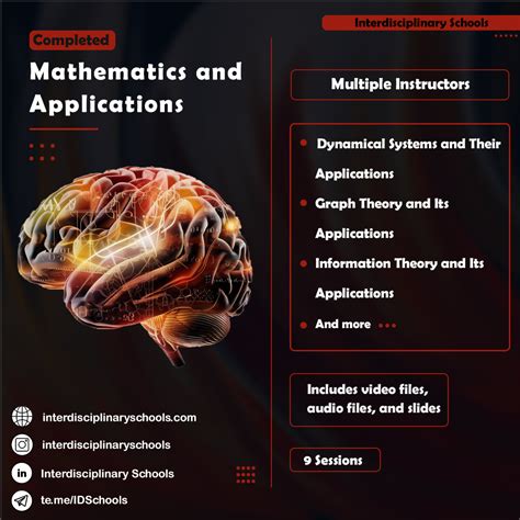 Mathematics And Applications Interdisciplinary Schools