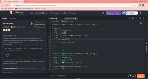 Rishabh Singhal On Linkedin Codingninjaschallenge Day8completed