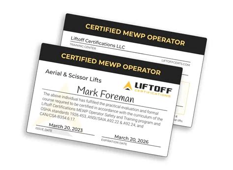 Aerial And Scissor Lift Certification Online Osha Training And Certification