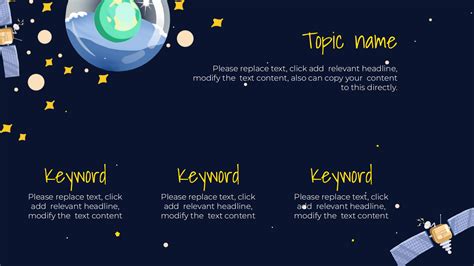 Astronaut Theme Presentation Google Slide and PowerPoint Template, Illustration, Marketing ...