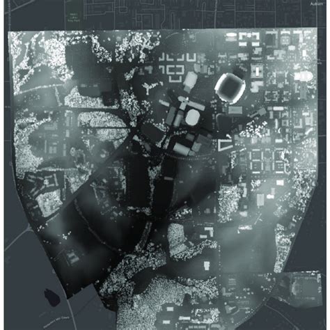 Digital Surface Model Extracted From The Lidar Point Cloud Of