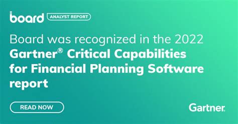 2022 Gartner® Critical Capabilities For Financial Planning Software Chris Field