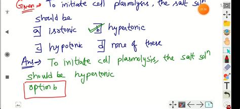 Solved Define The Following Terms A Semipermeable Membrane B Hypotonic C Hypertonic D
