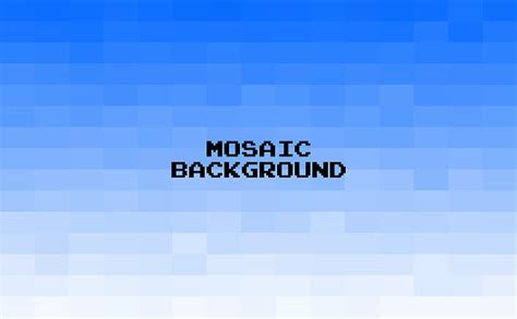 추상 파란색 기하학적 배경 창조적 인 디자인 템플릿 픽셀 아트 그리드 모자이크 8 비트 벡터 배경 0명에 대한 스톡 벡터 아트