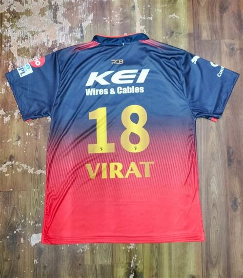 Cricket Rcb Ipl Jersey Size Free Size At ₹ 549piece In Bengaluru