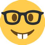 Nerd Face Emoji Meaning Copy Paste EmojiSymbols Net