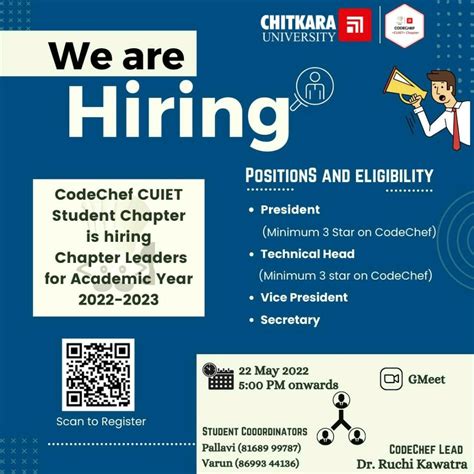codechef cuiet on linkedin hiring team coding codechef