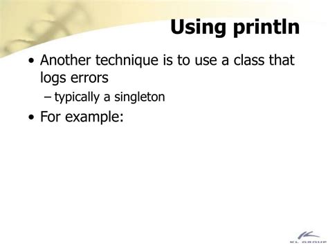 Ppt Java Debugging And Profiling Techniques Powerpoint Presentation Id6925921