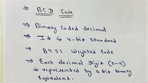 What Is BCD Code Addition Of BCD Code Number System YouTube