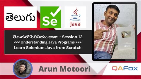 Java For Selenium Understanding Java Programs Session 12 Selenium