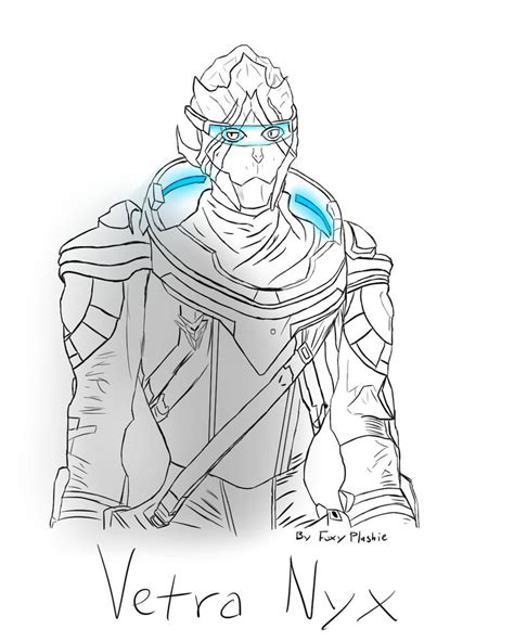 Me A Vetra Nyx Sketch By Foxy The Plushe On Deviantart