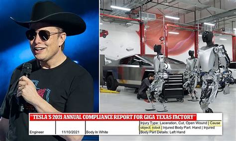 Tesla Robot Attacks An Engineer At Companys Texas Factory During