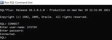 Oracle DataBase Grant Privileges To A User In SQL Command Line