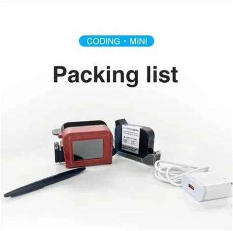 Mini Printer Batch Coding Machine Mrp Printer Coding Machine Bar Code Printer Logo Printer