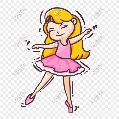 춤추는 소녀 Png 일러스트 무료 다운로드 Lovepik