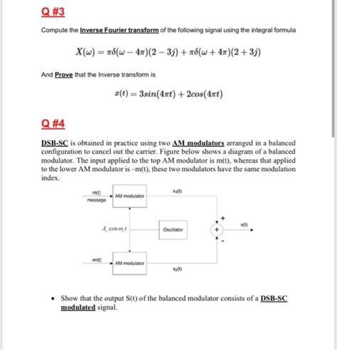 solved q 1 using the time shifting property in fourier