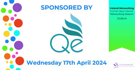 Qe Solutions Sponsors Dcme Ireland 2024 Networking Event Datacentreme