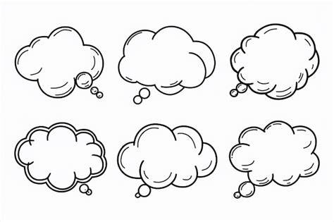Premium Vector A Drawing Of A Cloud With The Words Quot Contour Quot On It