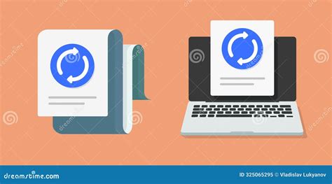 Update Upgrade Icon Vector Online Digital Web Synchronization Symbol