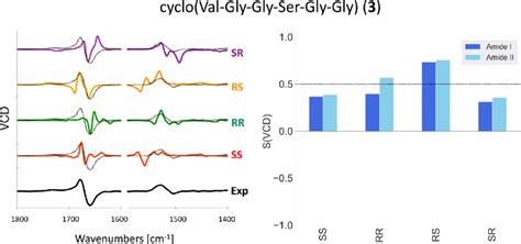 Experimental And Computed B3lyp 6 31 G Cpcm Vcd Spectra Left And