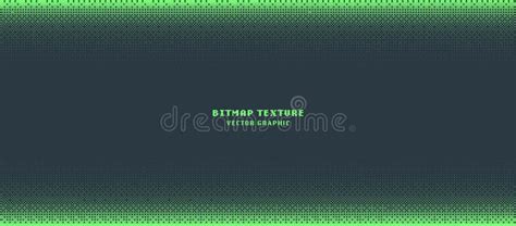 Dither Pattern Bitmap Texture Halftone Gradient Vector Wide Abstract