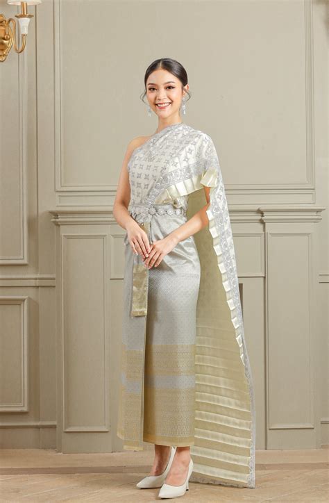 Davika Thai Traditional Dress And Thai Traditional Clothing Thai Outfit
