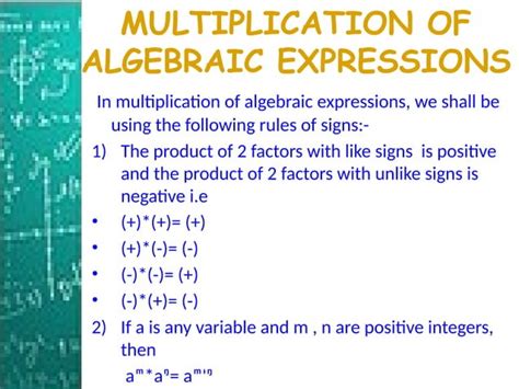Algebraic Expressions And Identities Pptx