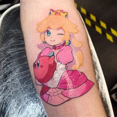 30 Best Princess Peach Tattoo Ideas You Should Check