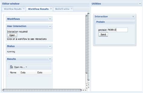 input during the workflow execution download scientific diagram