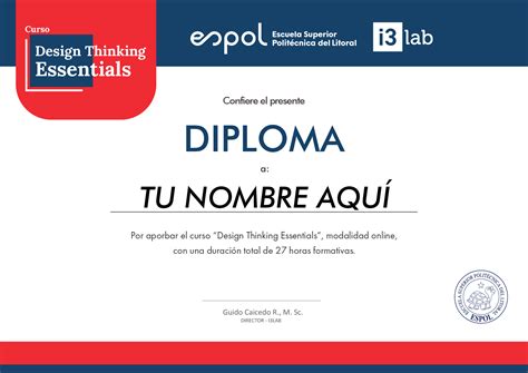 Curso Design Thinking Essentials — I3lab Espol Centro De Emprendimiento E Innovación