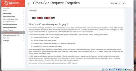 Ronald Allan B On Linkedin Owasp Webgoat Cross Site Request Forgeries