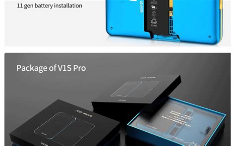 JC V1S Pro Hard Disk Write And Read Code Purple Screen True Tone Face ID Programmer For IPhone X